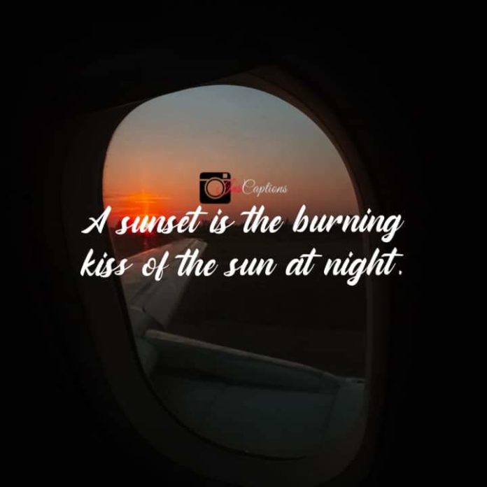200+ Latest Best Sunset Captions For Instagram And Puns In 2023